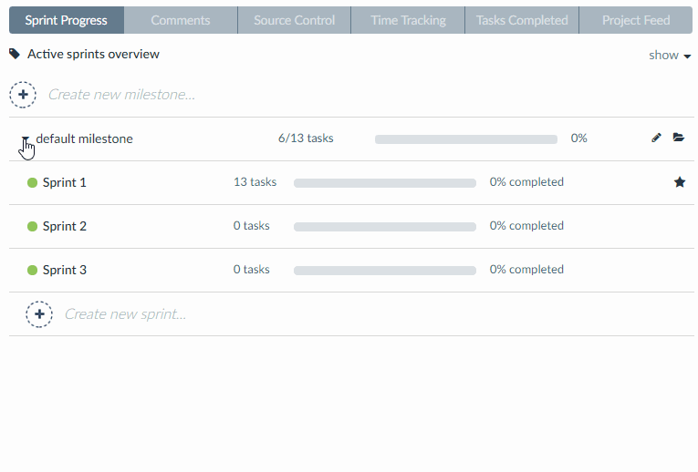 Managing Milestones & Sprints - TaskBlast - Project Management Software